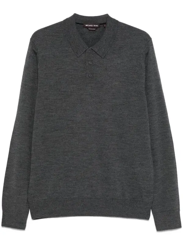 Michael Kors Merino-wool Polo Shirt