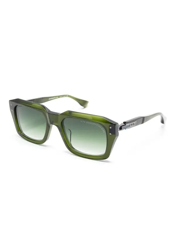 Dita Grandmaster-nine Square-frame Sunglasses - Green