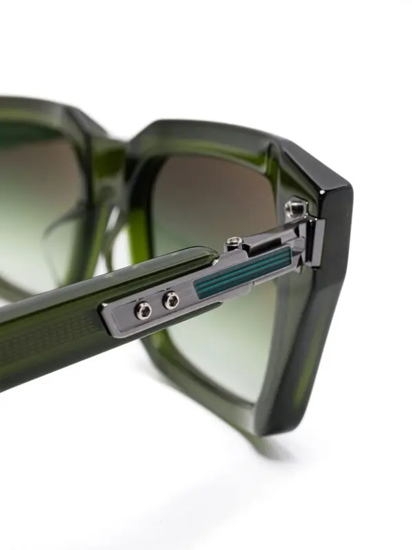 Dita Grandmaster-nine Square-frame Sunglasses - Green