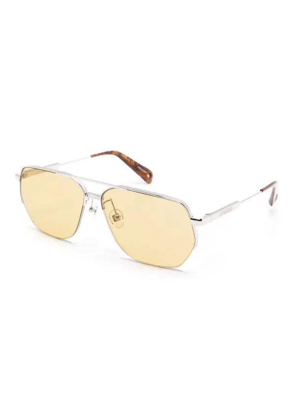 Jacquemus The Aviador Sunglasses - Gold