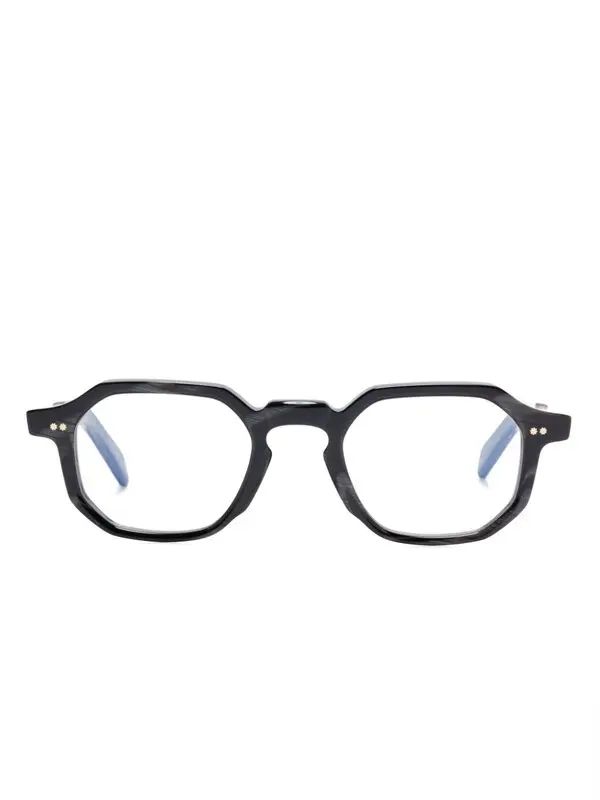 CUTLER & GROSS Abstract-print Eyeglasses - Black