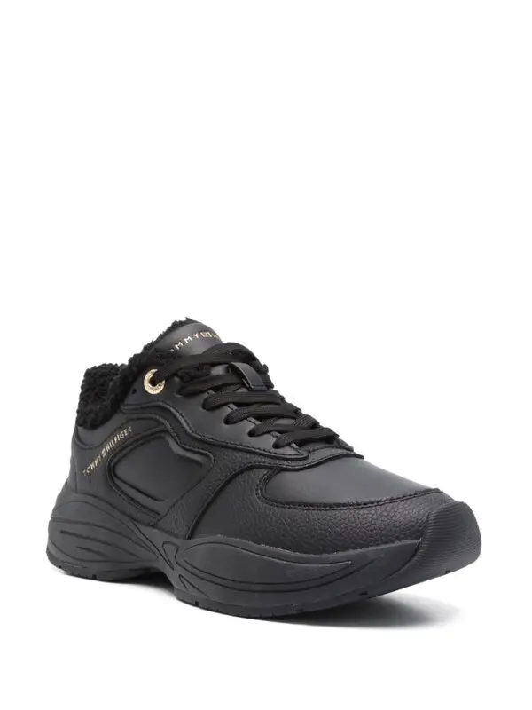 Tommy Hilfiger Faux Shearling-trim Sneakers