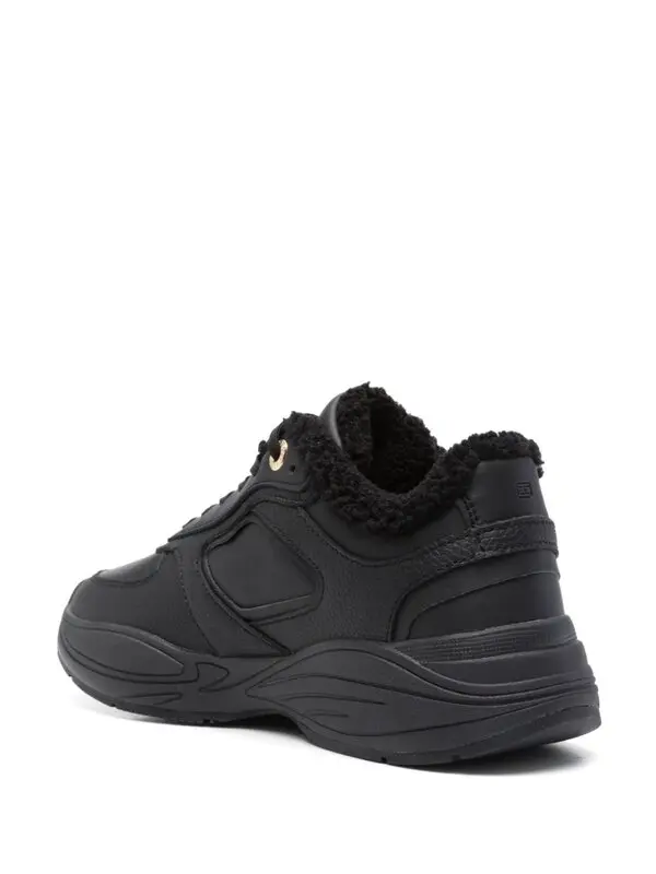 Tommy Hilfiger Faux Shearling-trim Sneakers