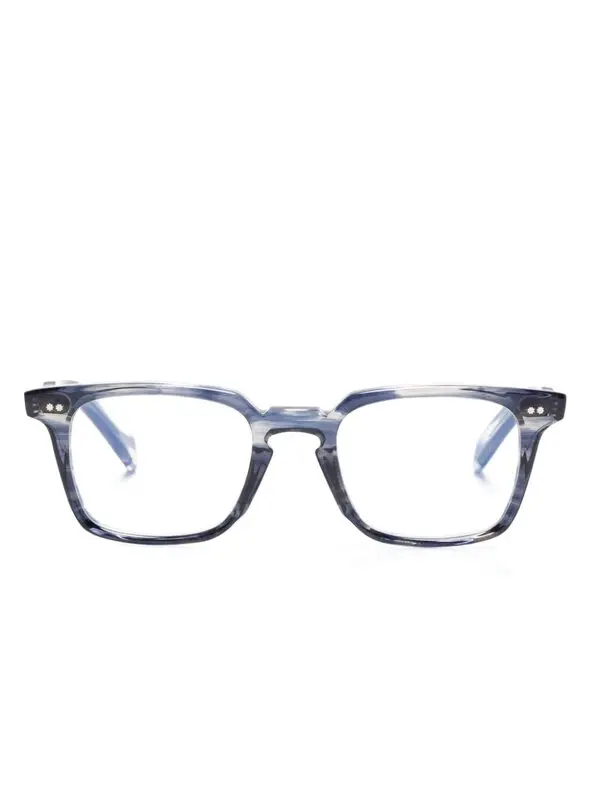 CUTLER & GROSS Square Frame Eyeglasses - Blue