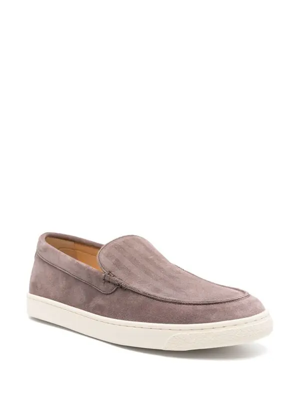 Brunello Cucinelli Suede Loafers - Brown