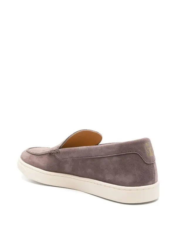 Brunello Cucinelli Suede Loafers - Brown