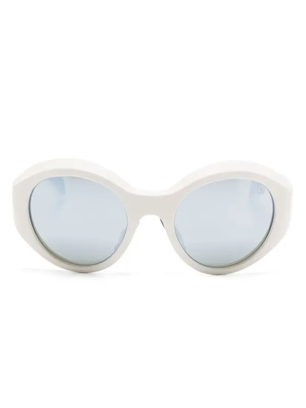 Moncler Round-frame Sunglasses - White