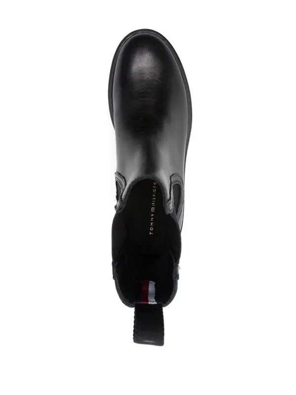 Tommy Hilfiger Leather Chelsea Boots