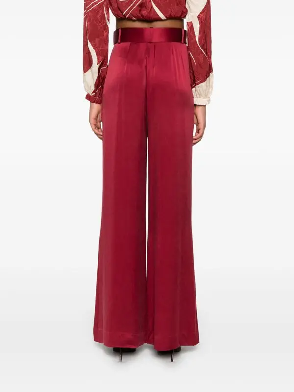 Zimmermann Tuck Trousers - Red