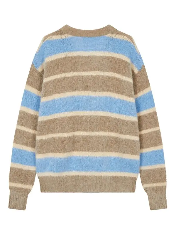 STUDIO TOMBOY Striped Cardigan - Neutrals
