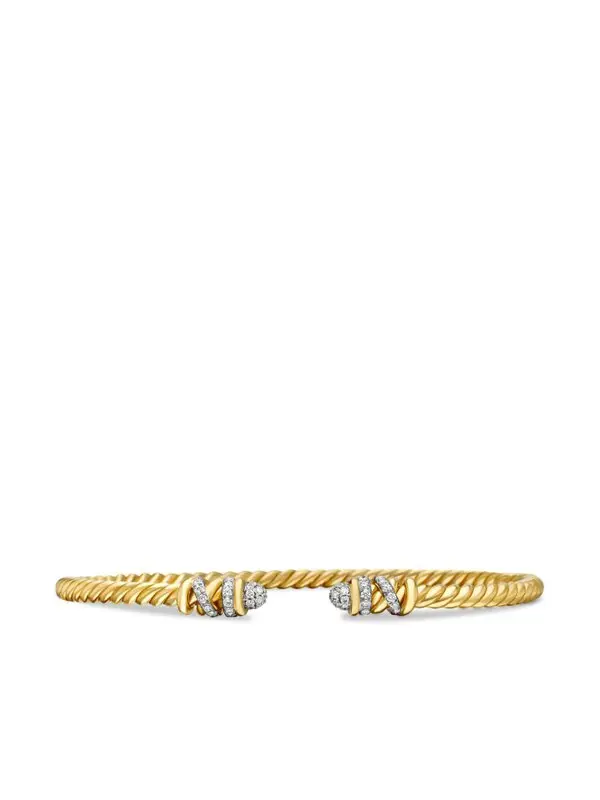 David Yurman 18kt Yellow Diamond Bracelet - Gold