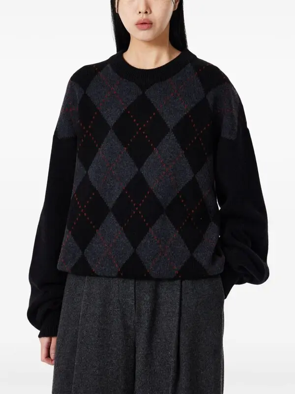 STUDIO TOMBOY Argyle Knit Sweater