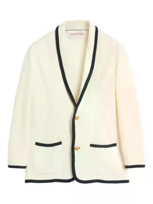 Valentino Garavani Single-breasted Blazer - White