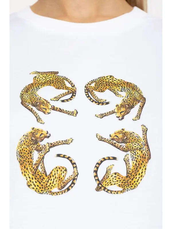 Givenchy 4g Leopard-print T-shirt