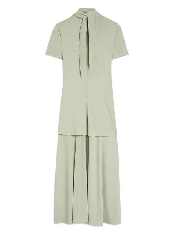 JIL SANDER High-neck Midi Dress - Green