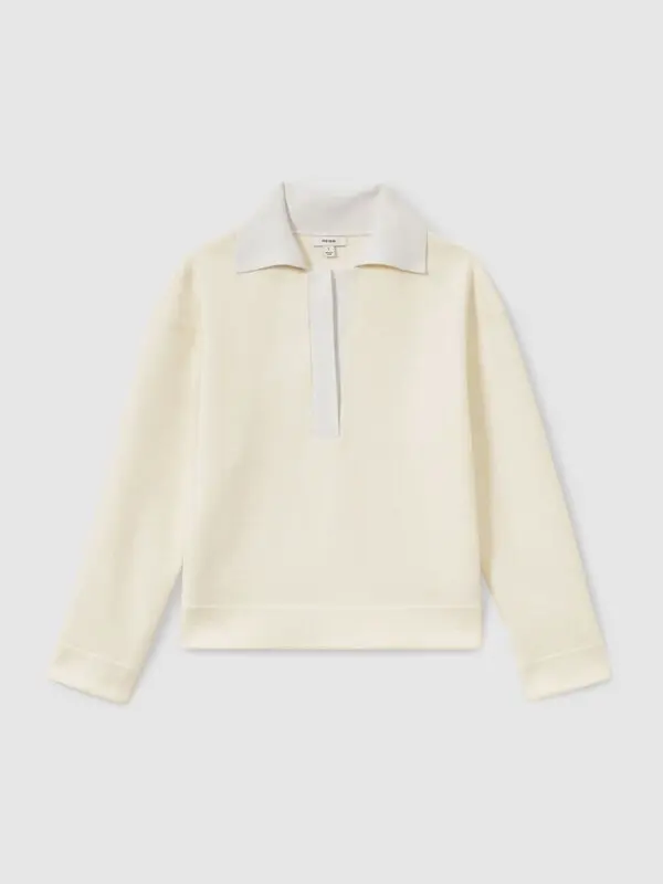 REISS Amy Wool-cotton Blend Shirt