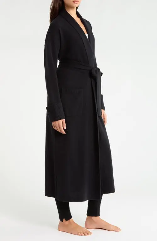Nordstrom Cashmere Robe - Black