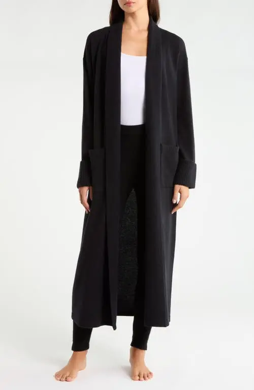 Nordstrom Cashmere Robe - Black