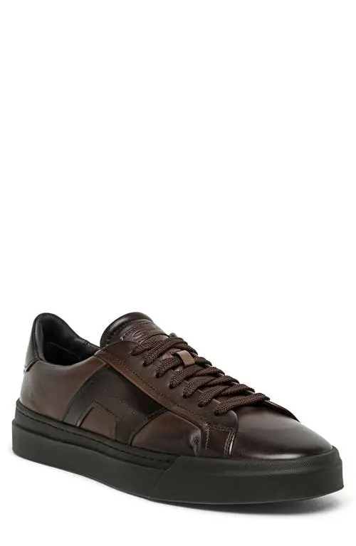 Santoni Dbs27 Sneaker - Dark Brown