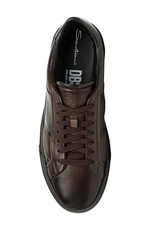 Santoni Dbs27 Sneaker - Dark Brown