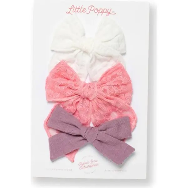 LITTLE POPPY CO Bow Clip Set - The Marilyn