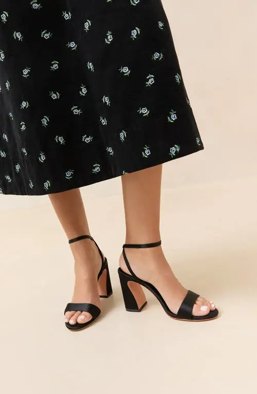 LOEFFLER RANDALL Malia Ankle Strap Sandal - Black