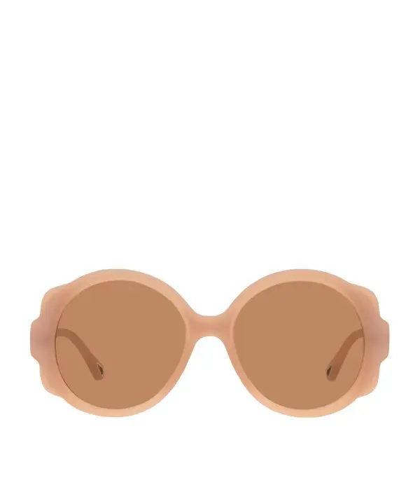 Chloé Round Frame Sunglasses - Pink