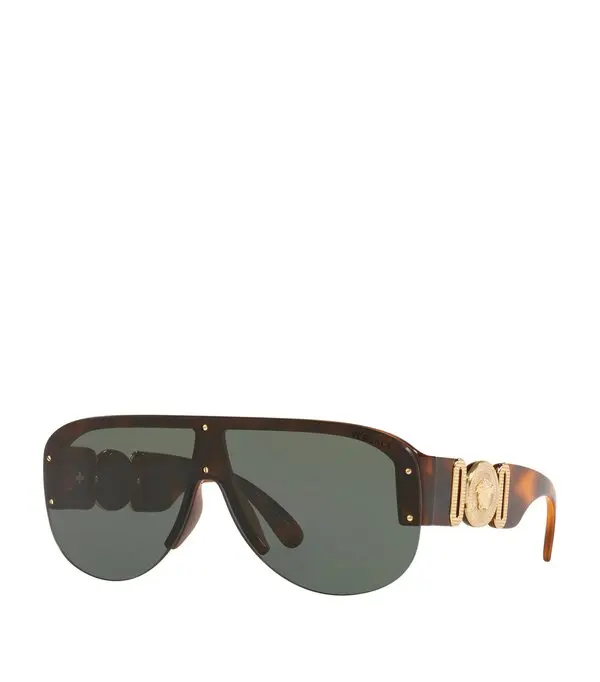 Versace Medusa Aviator Sunglasses