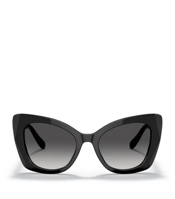 Dolce & Gabbana Acetate Cat-eye Sunglasses - Black