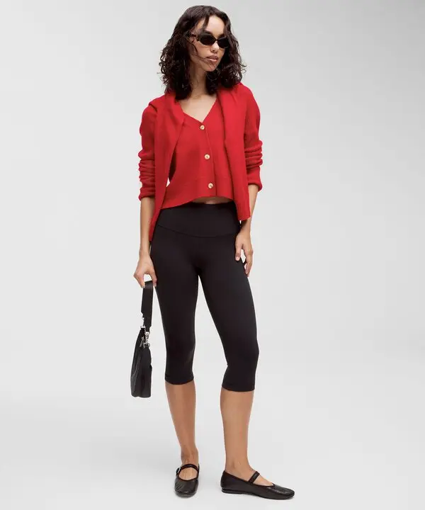 Lululemon Slim-fit Cashmere Cardigan