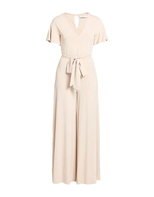 KAOS Acetate, Polyamide, Elastane Jumpsuit With Belt