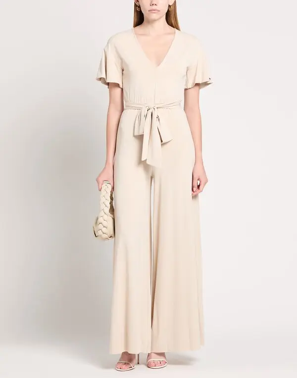 KAOS Acetate, Polyamide, Elastane Jumpsuit With Belt
