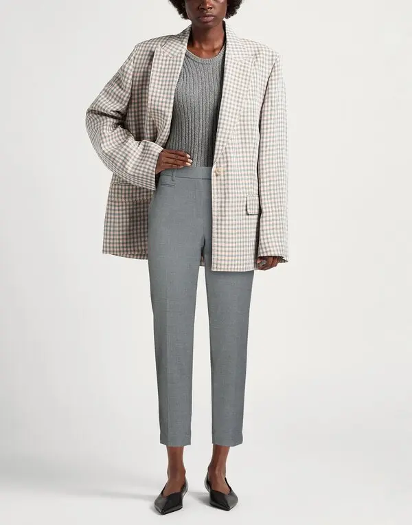 Seductive Flannel Tapered Pants