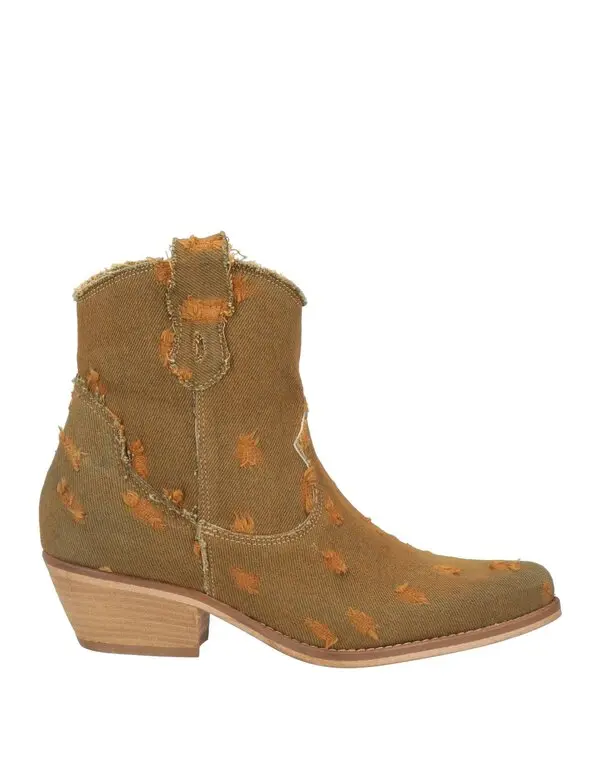 NILA & NILA Distressed Denim Ankle Boots