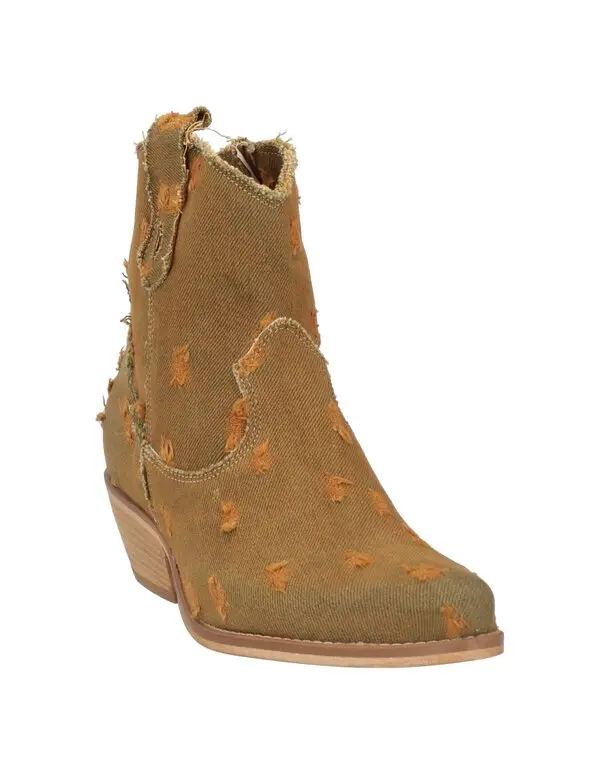 NILA & NILA Distressed Denim Ankle Boots
