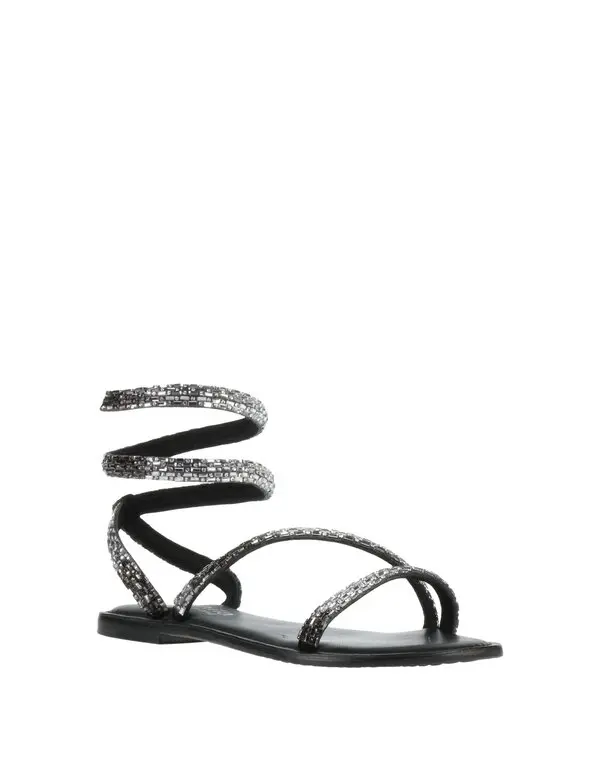NILA & NILA Leather Sandals With Appliqués