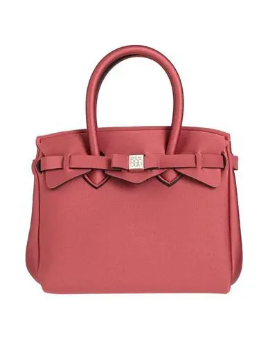 Save My Bag Shopper Bag With Bow Detail - Red