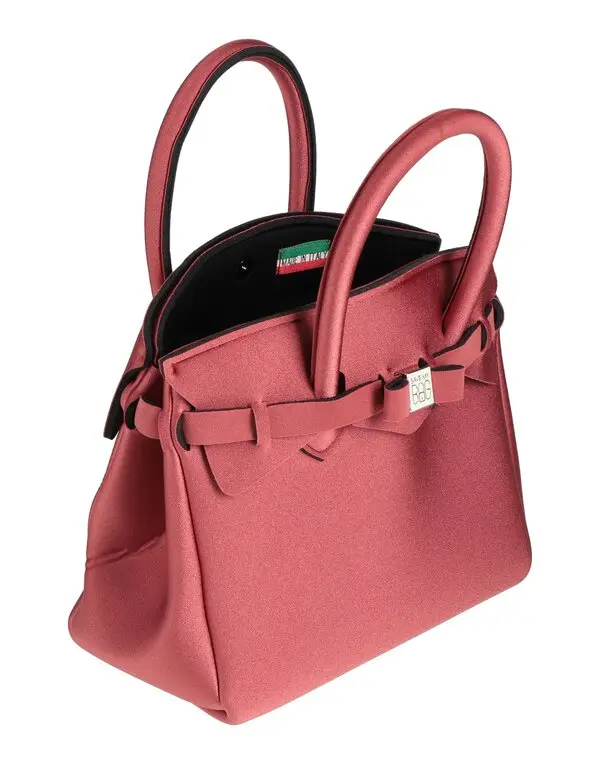 Save My Bag Shopper Bag With Bow Detail - Red