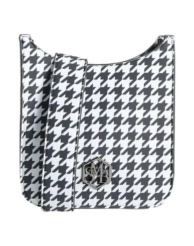 Save My Bag Houndstooth Cross-body Bag - Black