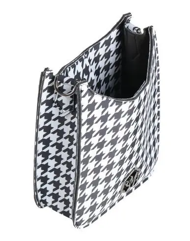 Save My Bag Houndstooth Cross-body Bag - Black