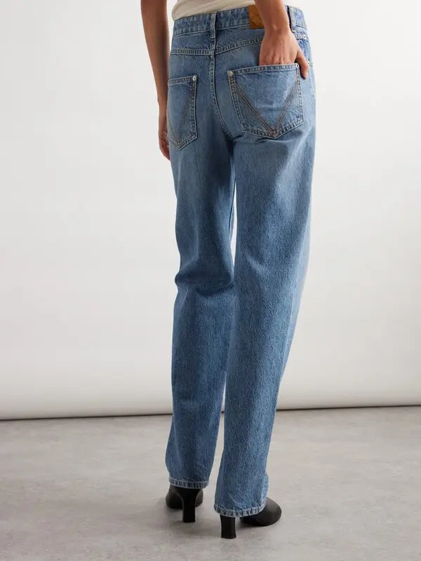 Bottega Veneta High-rise Straight-leg Jeans