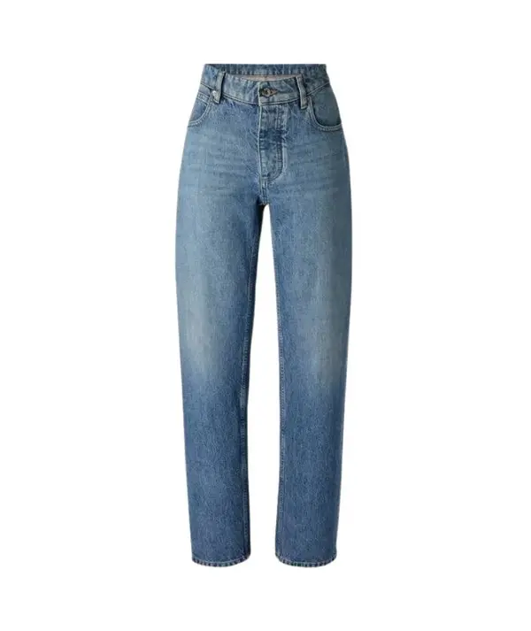 Bottega Veneta High-rise Straight-leg Jeans - Blue