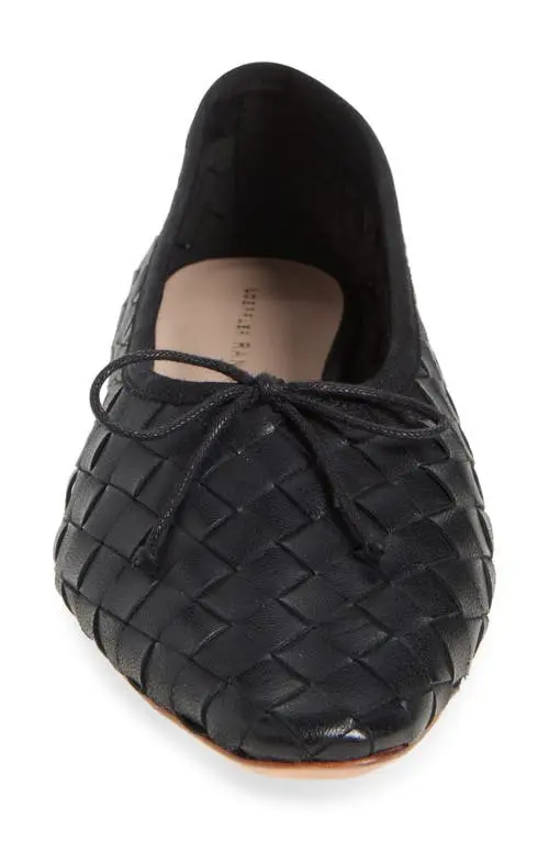 LOEFFLER RANDALL Landry Woven Ballet Flat - Black