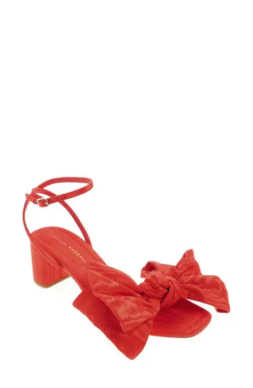 LOEFFLER RANDALL Carmen Ankle Strap Sandal - Red