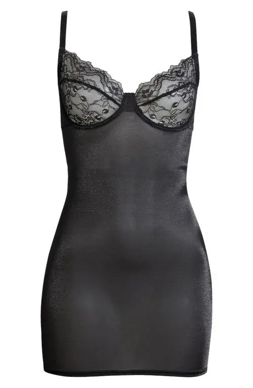 COQUETTE Lace & Mesh Underwire Chemise