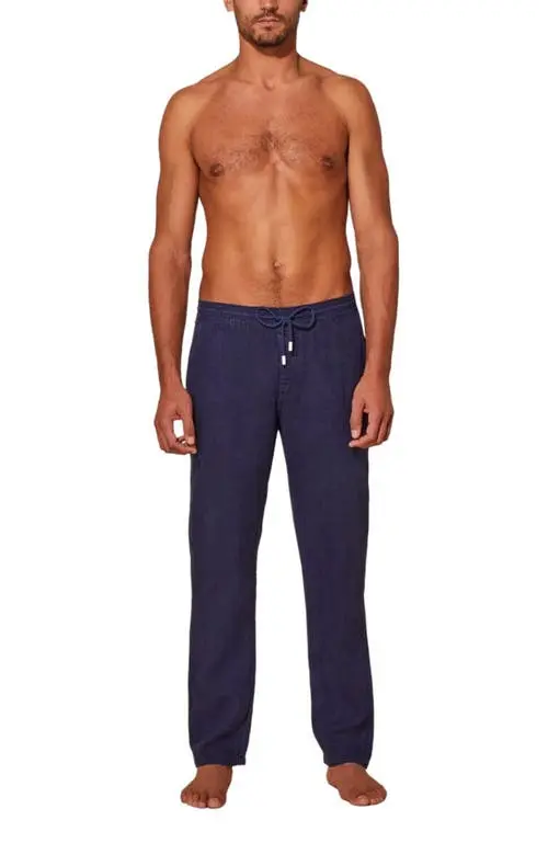 Vilebrequin Solid Linen Trousers