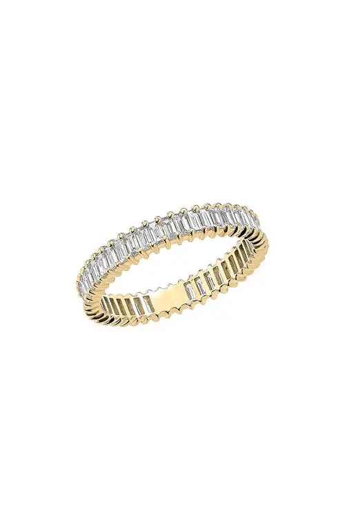 Lana Jewelry 14k Gold Baguette Diamond Eternity Band Ring - Yellow