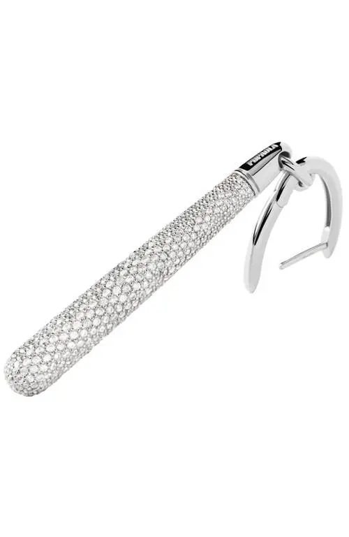PDPAOLA Pavé Supreme Jupiter Single Hoop - Silver