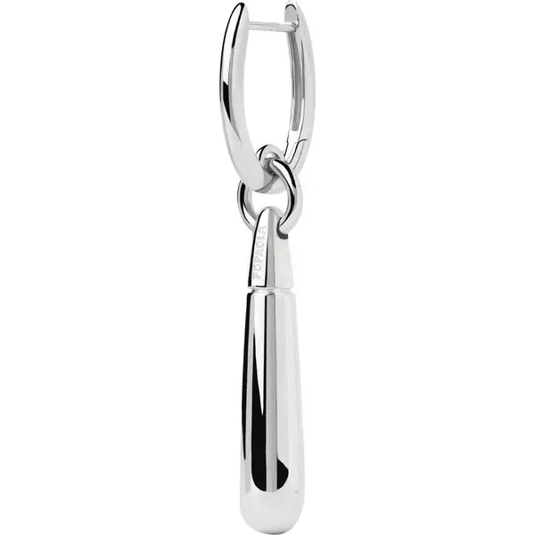 PDPAOLA Large Jupiter Single Hoop - Silver