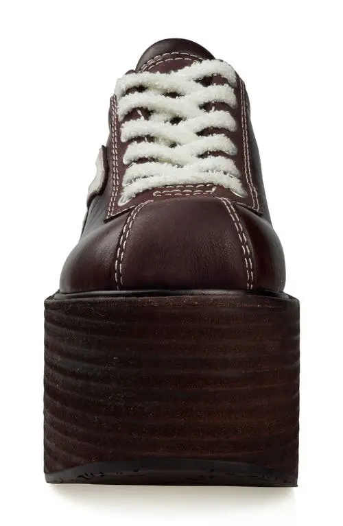 ZIGI Shelby Lace-up Platform Shoe - Brown